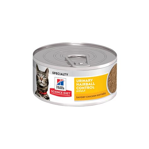 Hills Science Diet Urinary And Hairball Control Savory Chicken Wet Cat