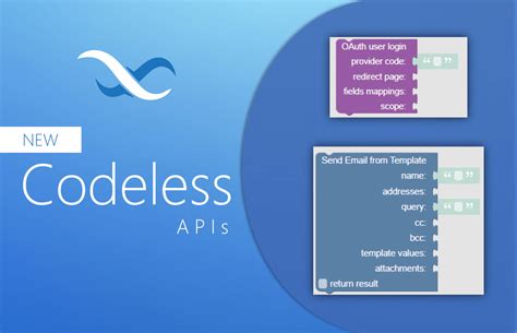 codeless oauth api and email api attachments backendless