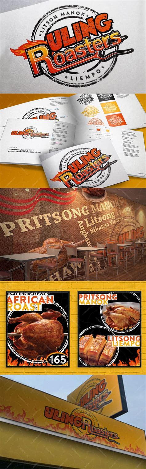 Logo And Branding For Uling Roasters A Chain Of Take Out Counters Specializing In Roasted