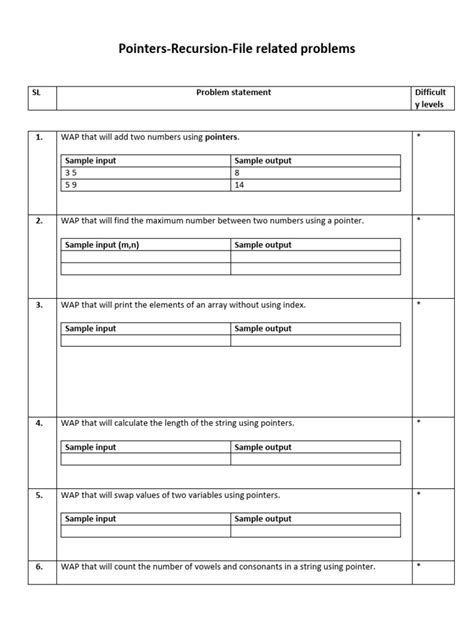 Problem Set 11 Pointers Structures Files Pdf Pointer Computer Programming String