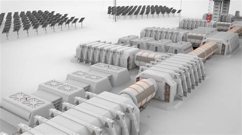 Sci Fi Outpost 3d Model By Chtazi