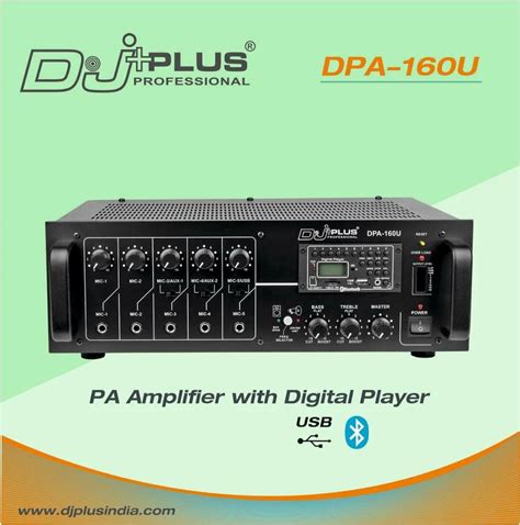 Dj Plus Amplifier At ₹ 18000 Mixer Amlifer In Hyderabad Id