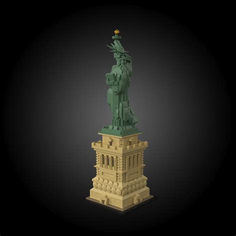Lego 21042 Liberty Staue of Liberty 3D 모델 - TurboSquid 1419796