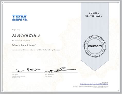 Aishwarya S On Linkedin Hello Connections Im Pleased To Share That Ive Earned My…
