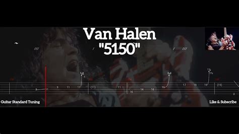 Van Halen 5150 Tab Guitar Youtube