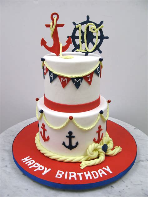 Sailor 1st Birthday Cake