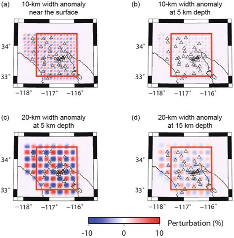 Map View Of The Recovered Models Of Checkerboard Tests The Input