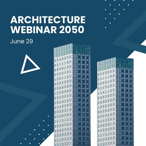 Free Architecture Webinar Linkedin Post Template To Edit Online