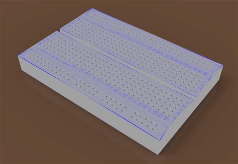 3d Model Breadboard Turbosquid 1829330
