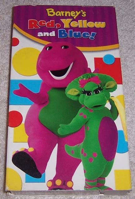 Barney Red Blue And Circles Too Vhs