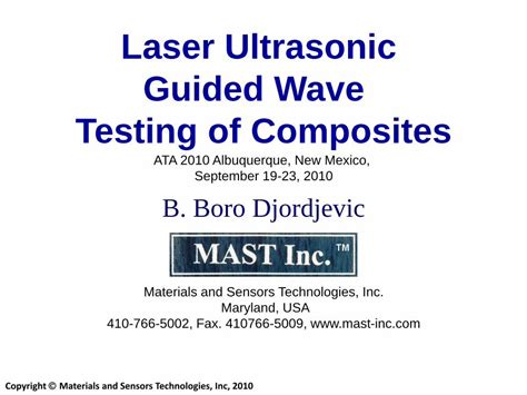 Pdf Laser Ultrasonic Guided Wave Testing Of Composites Dokumen Tips