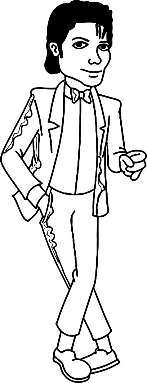 Michael Jackson Coloring Page 47