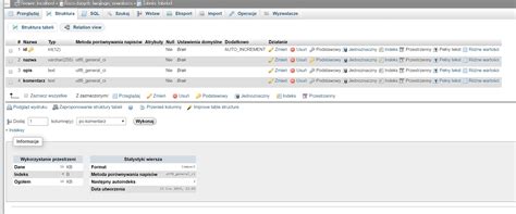 Operacje Na Tabeli Bazy Danych MySQL Domenomania Pl