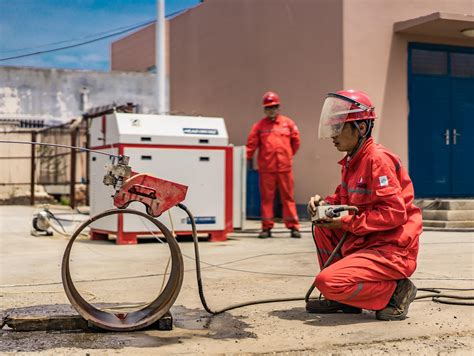高压水刀切割技术 产品介绍 胜利油田大明工程建设有限公司 油气服务产业 产品服务 大明集团