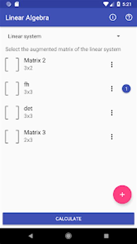 Linear Algebra Calculator For Android Download