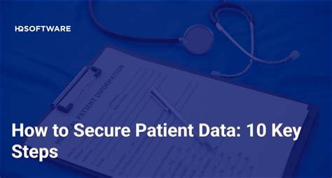 Steps To Protect Patient Health Data