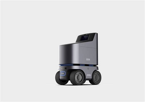 同步轮无人配送机器人 Synchronous Wheel Unmanned Delivery Robot Behance
