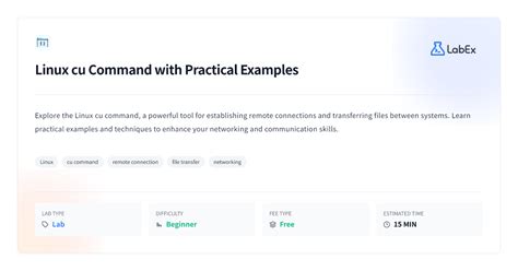 Linux Cu Command With Practical Examples Labex