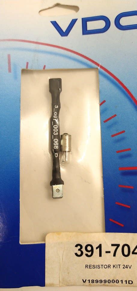 Vdo 391 704 Resistor Kit 24v Max Marine Outlet Vdo 391 704 Resistor Kit 24v Max Marine Outlet