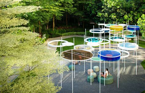 蓝天白云七色光彩 Landscape architecture Architecture details Pavilion design