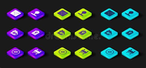 Set Compass Road Barrier Location With House Folded Map Location Marker Push Pin And