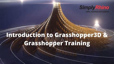 introduction to grasshopper3d and grasshopper training from simply rhino youtube