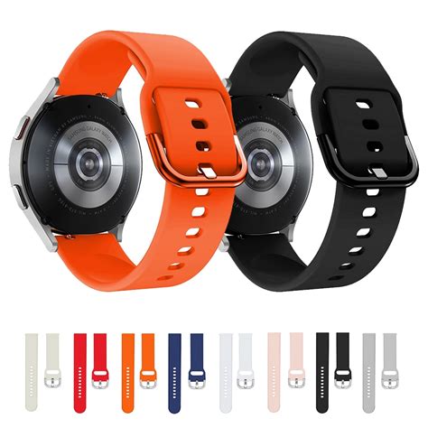 Pulseira De 20mm De Silicone Para Smartwatch Samsung Galaxy Watch