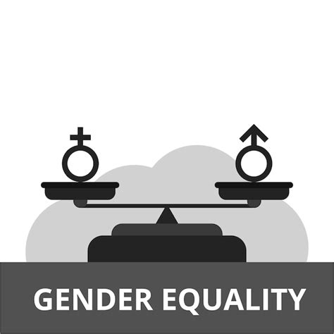 Premium Vector Flat Design Illustration Gender Equality Symbol