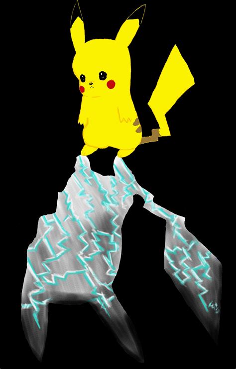 Pikachu Lightning By Chezamaiden On Deviantart