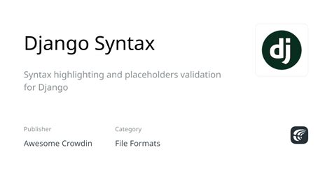 Highlight Django Placeholders In Crowdin