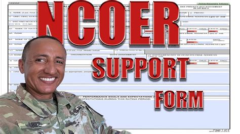 How To Use The Ncoer Support Form Da Form 2166 9 1a Youtube