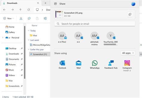 Бета версия Windows 11 Kb5037862 добавляет возможность копирования в общий ресурс Windows