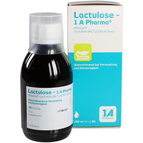 Lactulose - 1 A Pharma, 200 ml, PZN 1418925 - Flora-Apotheke