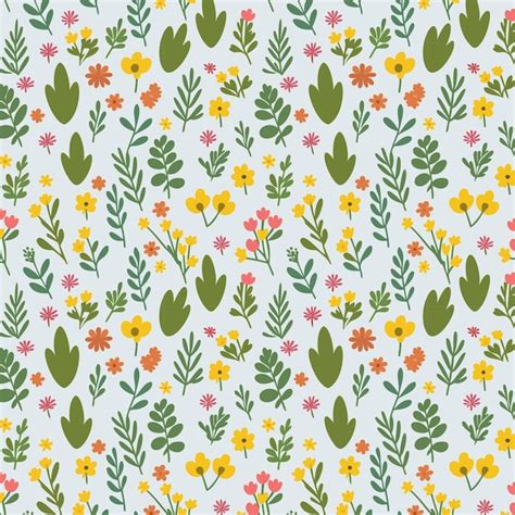 Belle Collection De Motifs De Fleurs Avec Des Feuilles Bouquets De
