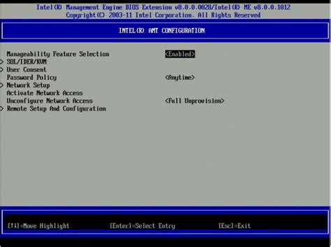How To Activate The Intel® Active Management Technology Intel® Amt