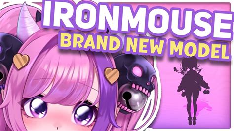 【live2d Showcase】ironmouse 8th Anniversary Model Youtube