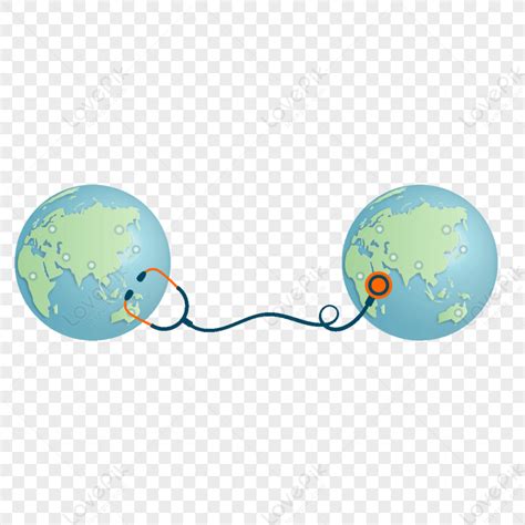 만화 블루 세계 건강의 날 지구교육스타일 Png 일러스트 무료 다운로드 Lovepik