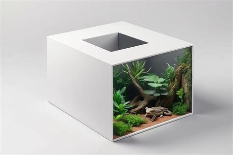Customizable Reptile Habitat Box Mockup For Your Design Premium Ai Generated Image