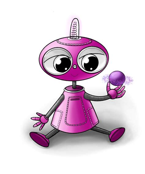 Иллюстрация Бренд персонаж робот Молли в стиле персонажи