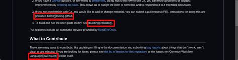 Missing Links In Contributingmd · Issue 271 · Common Workflow Languageuserguide · Github