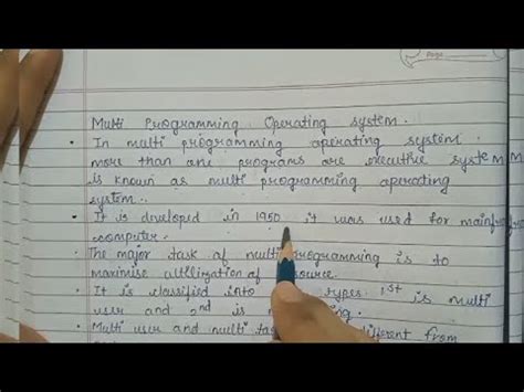 Multi Programming Operating System Kisha Learner Kisha2104