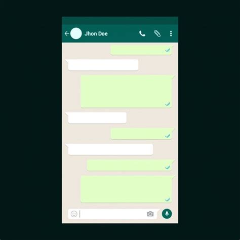 Шаблон чата Whatsapp Premium векторы Free Vector Freepik Freevector Template Note Check