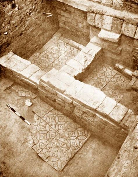 Tiles Of Intersecting Circles Used In The Paving Of Floor Excavated At Kalibangan Sindhu