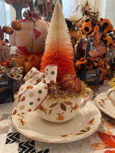 Vintage Jewel Tea Fall Inspired Assemblage Etsy