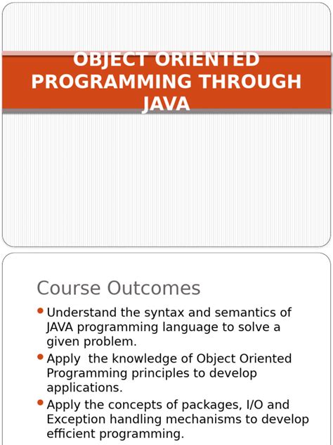 Uni1 Ppt 1 Pdf Class Computer Programming Method Computer