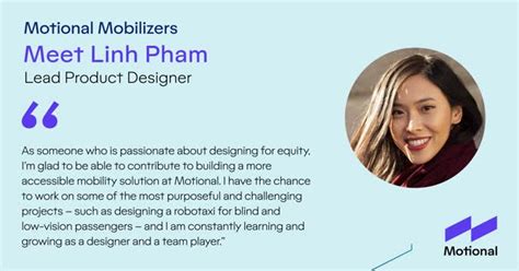 Linh Pham On Linkedin Thanks For The Feature Motional