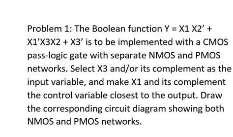 Solved Problem 1 The Boolean Function Yx1x2′ X1′x3x2x3′