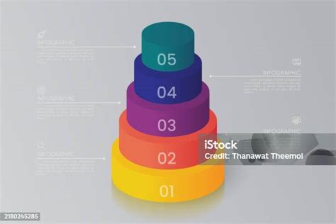 3d 실린더 인포그래픽 템플릿 0명에 대한 스톡 벡터 아트 및 기타 이미지 0명 3차원 형태 5 Istock