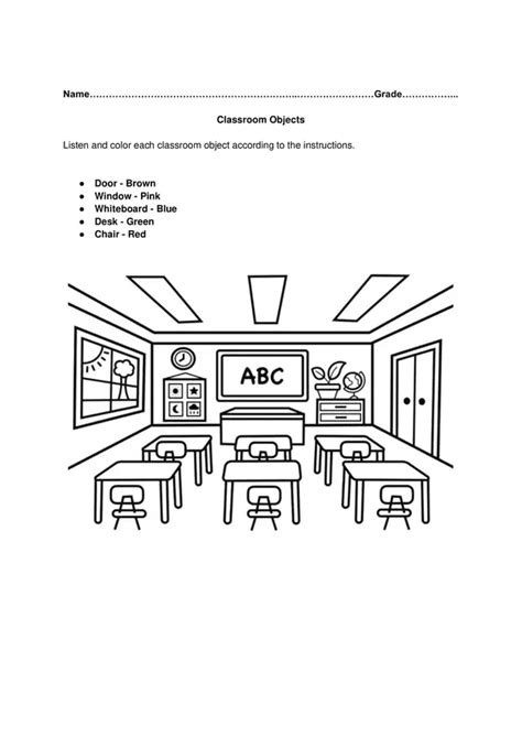 Classroom Objects Profesocial