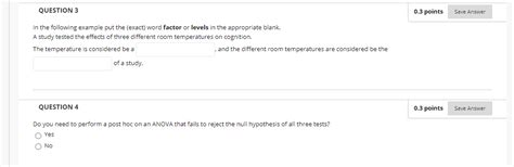 Solved QUESTION Points Save Answer In The Following Chegg Com